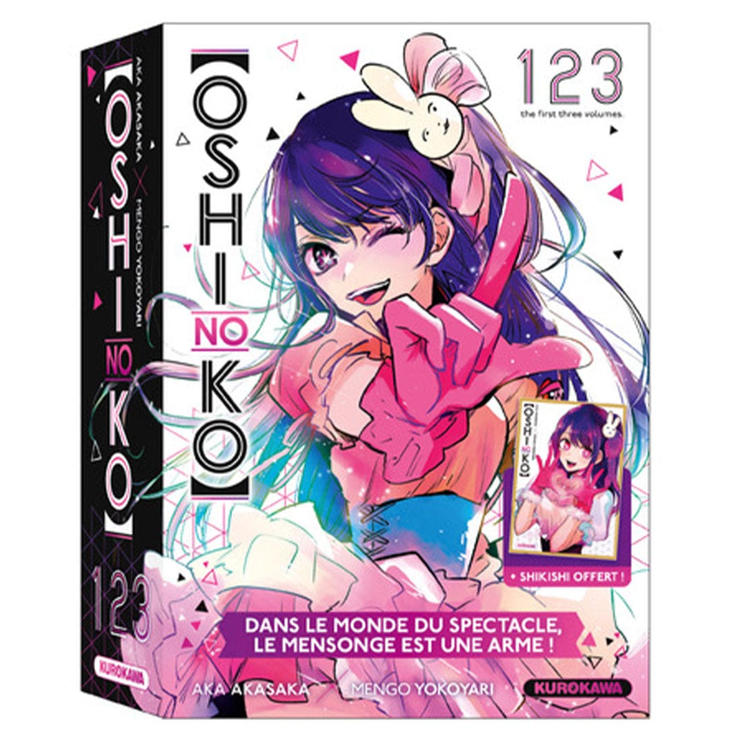 Oshi No Ko - Coffret Tomes 01 À 03 + Shikishi en livraison gratuite ...